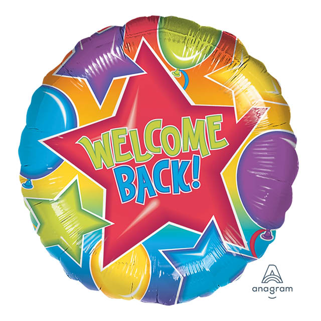 Helium Ballon Welcome Back 45 CM ⋆ Ballonnenbedrijf Ballon Express B.V.