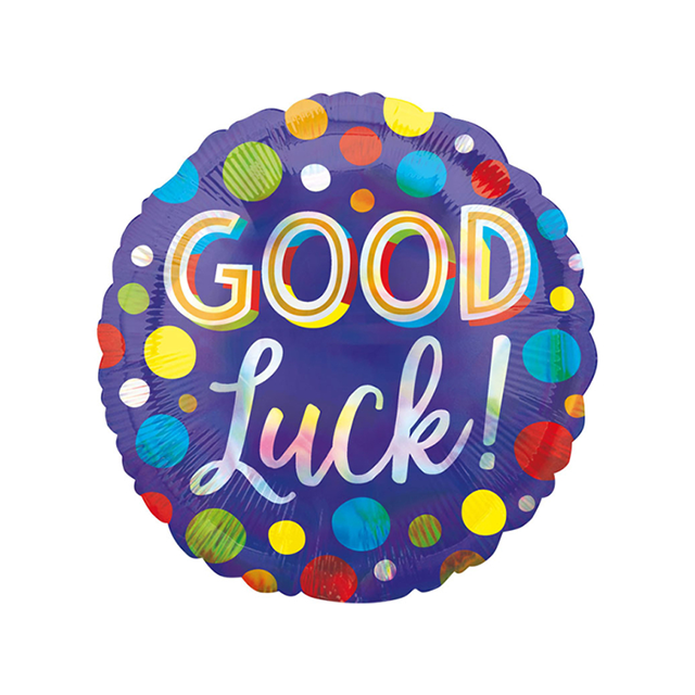 Helium Ballon Good Luck Stippen van Ballon Express.